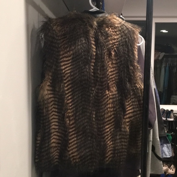 Members Only | Jackets & Coats | Members Only Leather And Faux Fur Vest ...